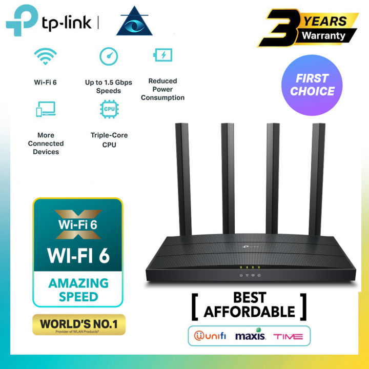 TP-Link Archer AX12 Dual-Band Gigabit AX1500 Wi-Fi 6 Router | Lazada