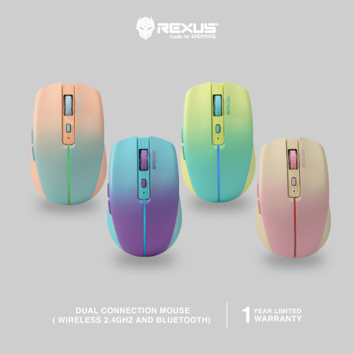 Rexus Mouse Office Wireless QB200 Skies | Lazada Indonesia