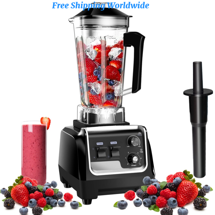 Blender Meja Komersial Profesional, Blender untuk Dapur dengan Timer ...