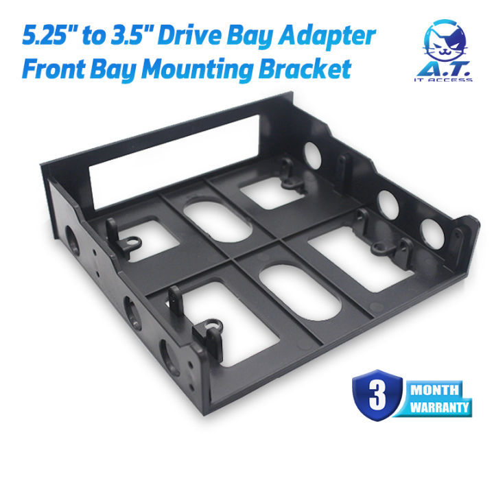 3.5 to 5.25 Hard Drive Drive Bay Front Bay Bracket Adapter ถาดใส่ช่อง ...