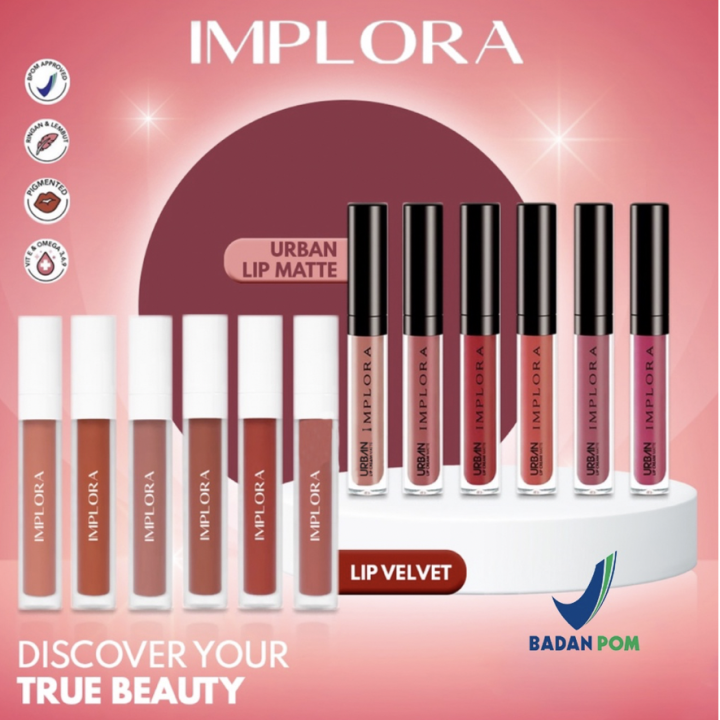 IMPLORA Urban Lip Cream Matte Lip Velvet Original / LipCream Lipstick ...