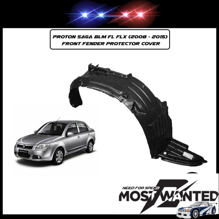 Proton Saga BLM FL FLX (2008 - 2015) Front Fender Protector Cover Under ...