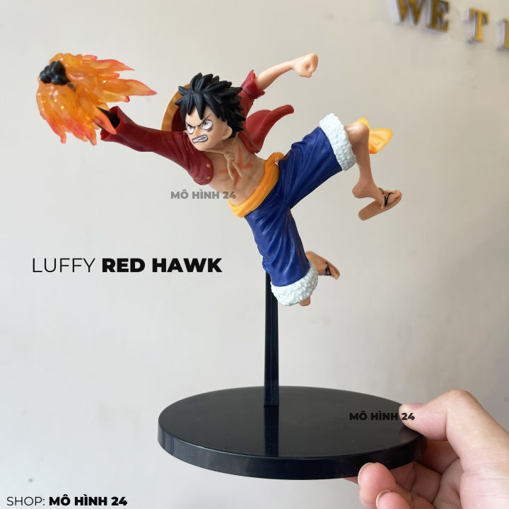 mô hình Luffy Red Hawk chiêu thức tưởng nhớ anh trai ace one piece ...