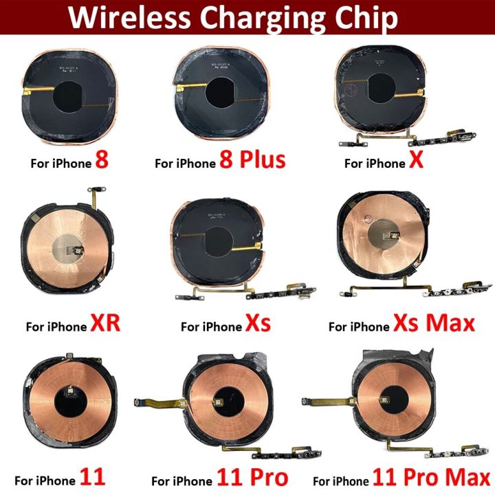 Original Wireless Charging Chip NFC Coil With Volume Flex For iPhone X ...