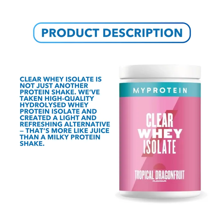 Myprotein Clear Whey Isolate Powder 20/35 Servings - 14 Flavors ...
