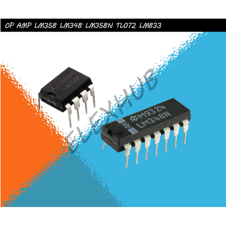 OPAMP OP AMP LM358 LM348 TL072 LM833 | Lazada PH