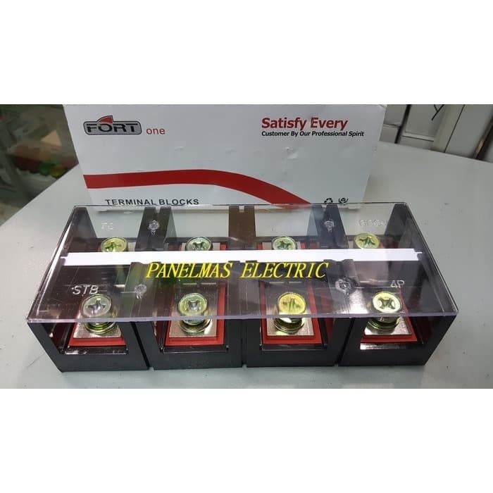 Terminal Block Blok 300a 4pole Tc 3004 Tc3004 Fort A3 Terjamin Lazada Indonesia