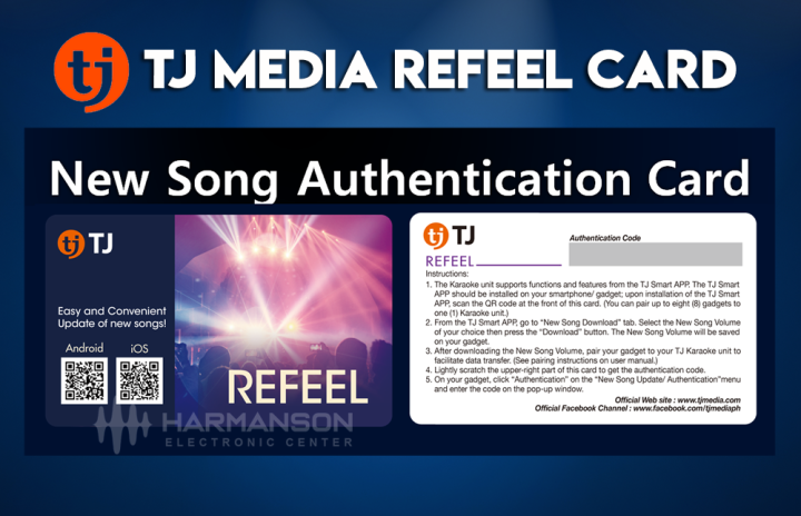 TJ Media Refeel Card for TKR-306P Supremo | Lazada PH