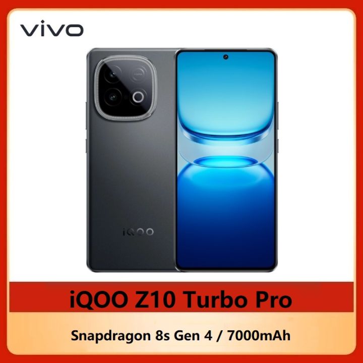 VIVO IQOO Z10 Turbo Pro 5G Mobile Phone 6.78 inches AMOLED 144Hz Snapdragon 8s Gen 4 Octe Core ...