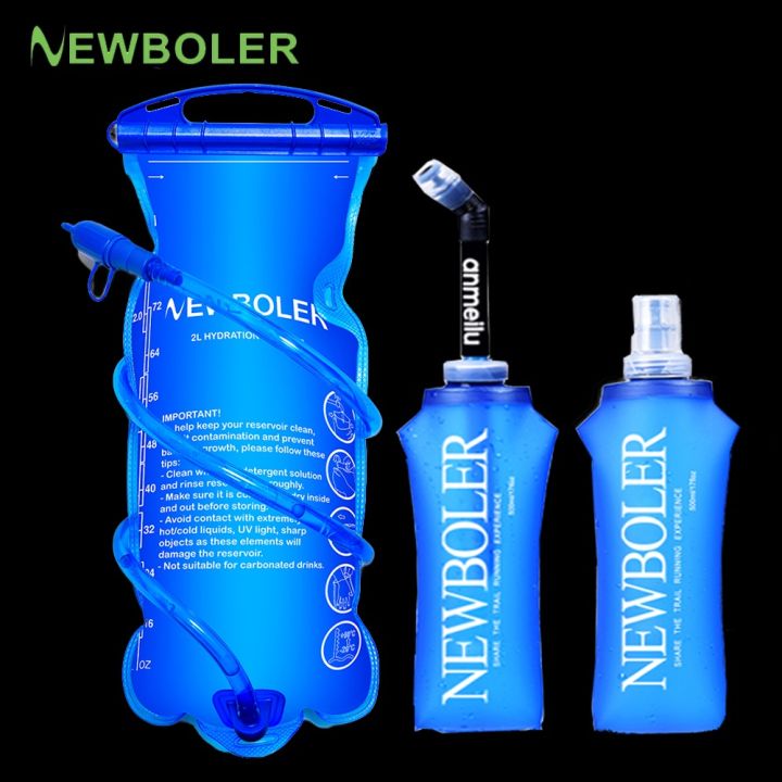 NEWBOLER 1L / 1.5 / 2L / 3L Water Bladder TPU BPA-Free 500ml running ...