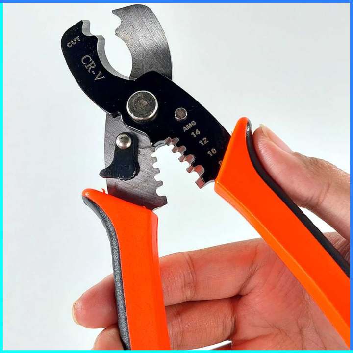 COD ZHONGLIN Tang Pemotong Kawat Listrik Multifungsi Cable Stripper - Z ...