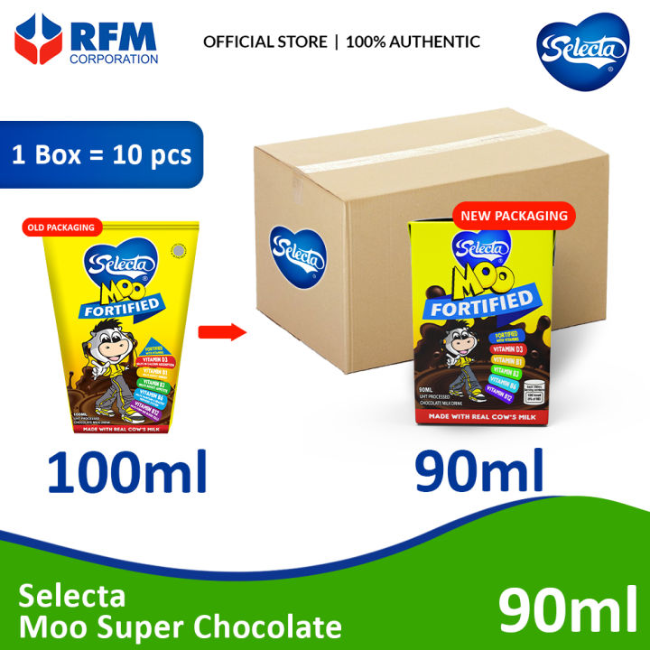 Selecta Moo Super Chocolate 100ml - Set of 10s | Lazada PH