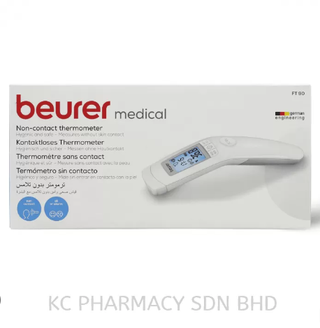 [5 YEARS LOCAL WARRANTY] BEURER Non Contact Forehead Thermometer FT 90 / FT90 | Lazada