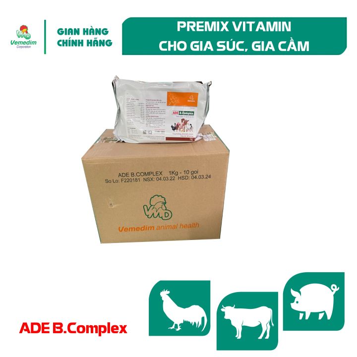 Vemedim ADE B complex Bổ sung vitamin A,D,E và vitamin nhóm B tăng đề ...