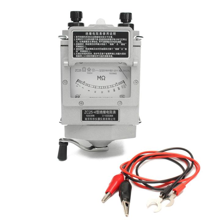 1000MΩ 1000V Megger Meter Insulation Tester Resistance Meter - | Lazada