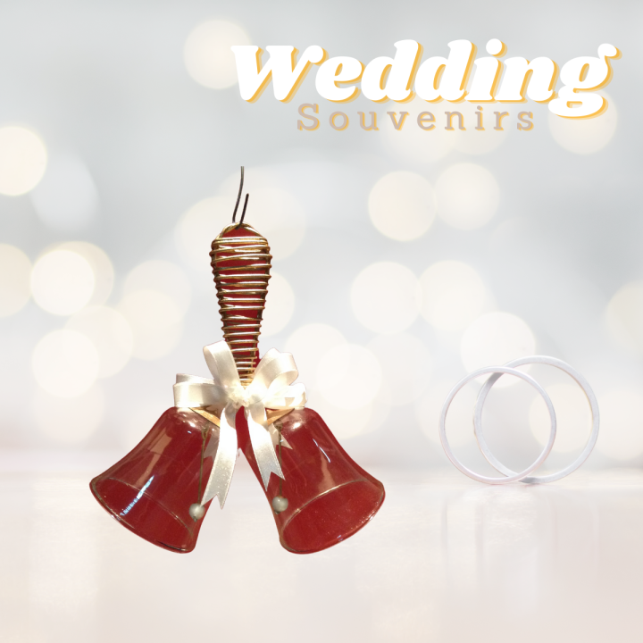 Glass Wedding Bell Souvenir & Giveaways (Minimum of 20 pcs) | Lazada PH