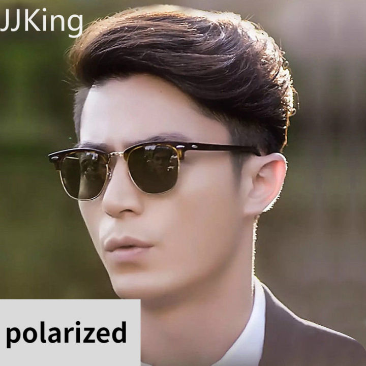 JJKing Round Business Sunglasses for Men Driving Casual Vintage ...