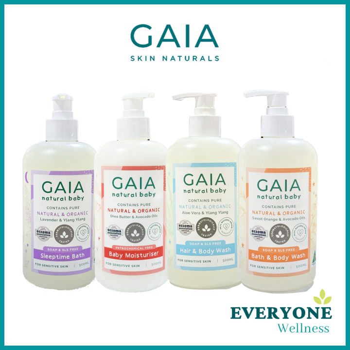 [Local Delivery] GAIA Skin Naturals Baby Bath and Body Wash, Hair and ...