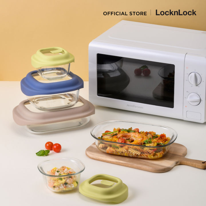 LocknLock กล่องแก้วถนอมอาหาร สไตล์น่ารัก สดใส | Lazada.co.th