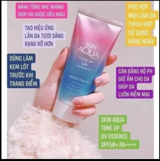 Kem Chống Nắng Skin Aqua Tone up UV Essence 80g | Lazada.vn