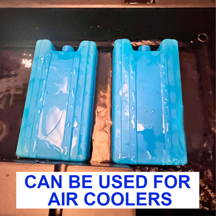 Water-filled ice crystal box preservation cooling cold storage ice row ...