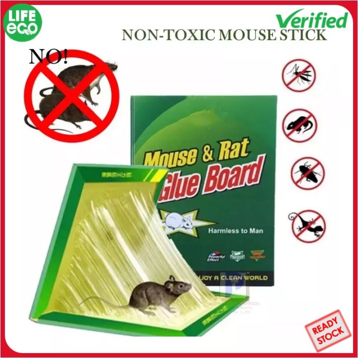 LIFE ECO Mouse Catcher Trap Mouse Rat Sticky Glue Trap Boards for Pest ...