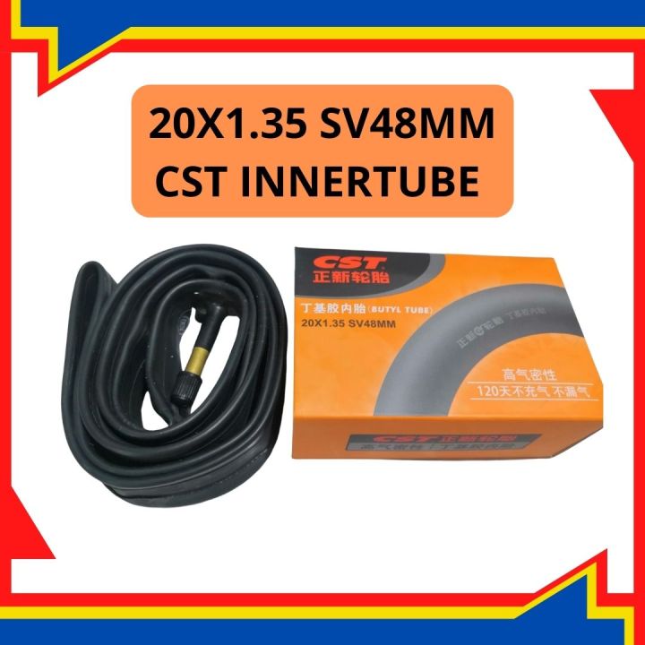 20x1.35 SV48MM 406 Cst Inner Tube For Folding Bike and Mini Velo ...