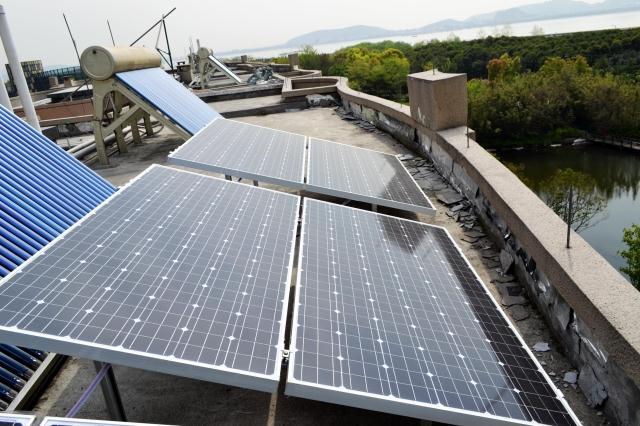 1500W solar panel AC 5000W household photovoltaic power generation ...