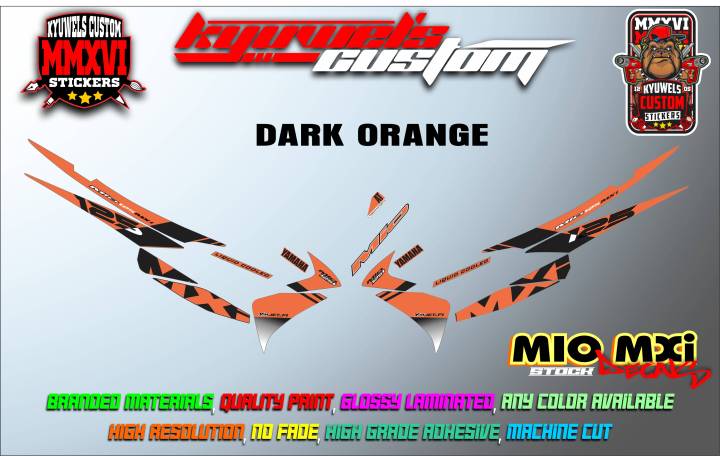 MIO MXI 125 STOCK DECALS STICKER | Lazada PH