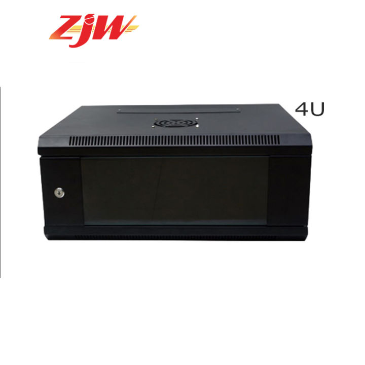 ZJW 4U / 6U / 9U Network Cabinet Wall-mounted Cabinet Monitoring Weak ...