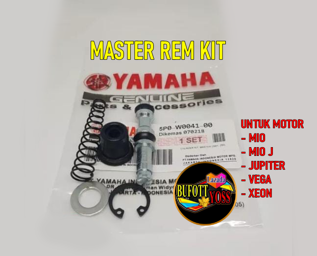MASTER REM KIT DEPAN YAMAHA MIO F1ZR JUPITER MX VEGA XEON MASTER REM ...