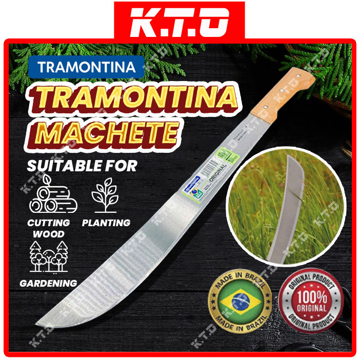TRAMONTINA HEAVY DUTY WOOD MACHETE_KNIFE MADE IN BRAZIL ( 16INCH ...
