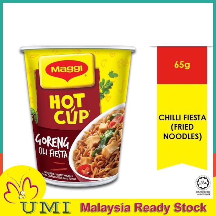 UMI UF0037 Ready Stock MAGGI Hot Cup Goreng Cili Fiesta 65g Instant ...