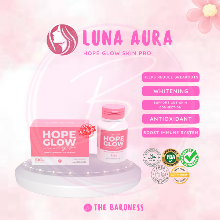 Luna Aura Hope Glow Skin Pro Glutathione | Lazada