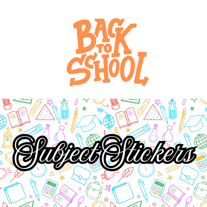 Subject Stickers Customized Name Grade Section Teacher | Lazada PH