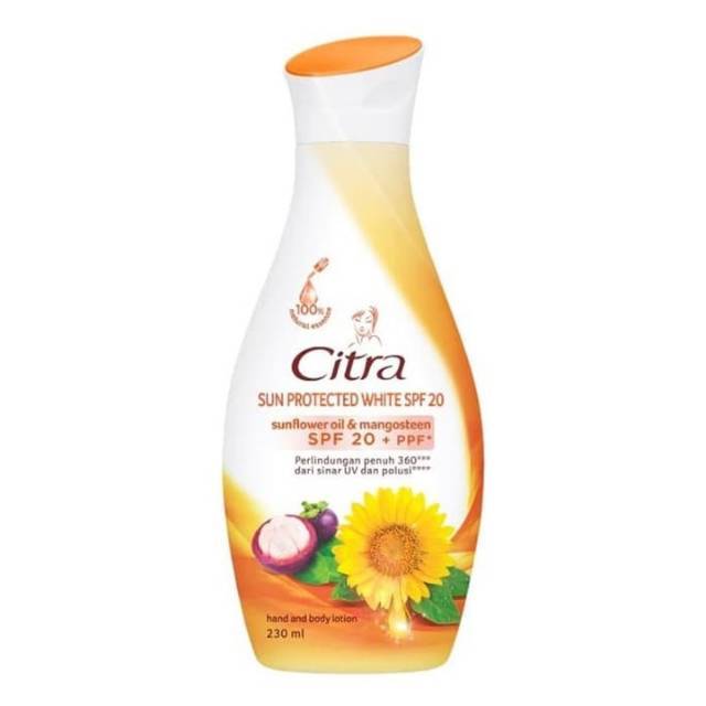 Citra Sunflower oil & Mangosteen body lotion 210ml | Lazada Indonesia