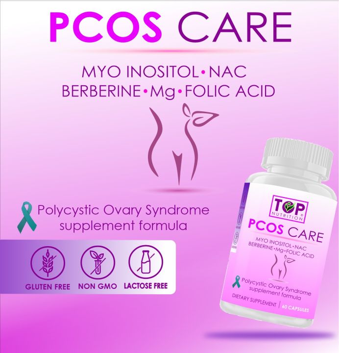 TOP PCOS Care with MYO Inositol Berberine Folic Acid Magnesium | Lazada PH