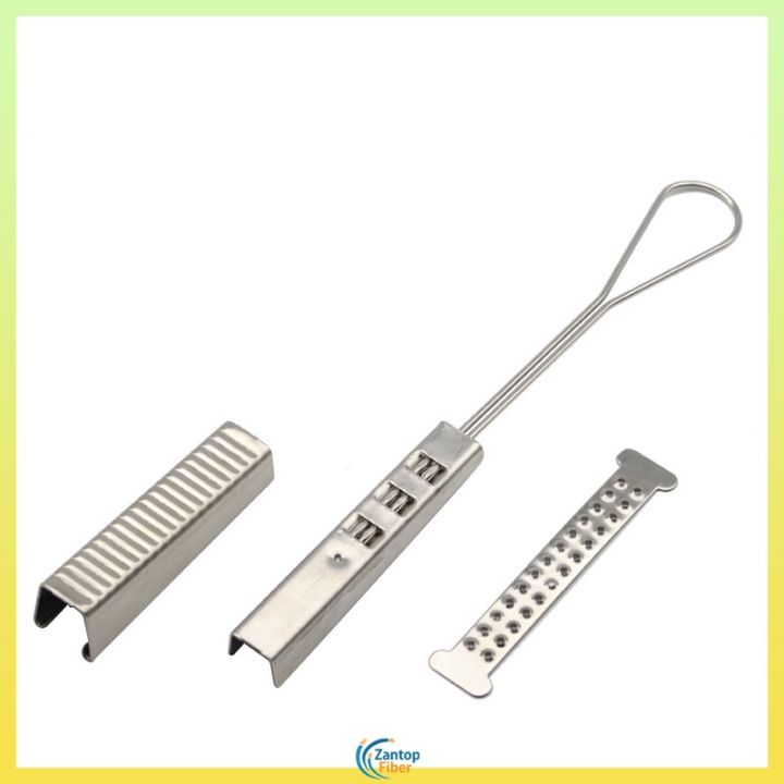 COD Stainless Fiber Optic Drop P Clamp Suspension Wire Clamp Tensioner ...
