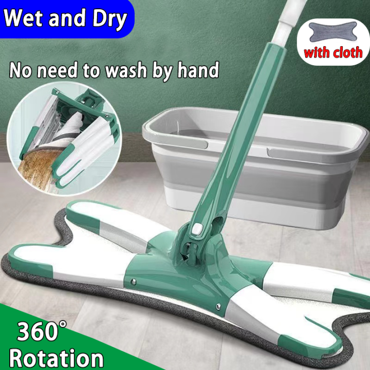 Mop with squeezer heavy duty map for floor cleaning tiles mop 360 ...