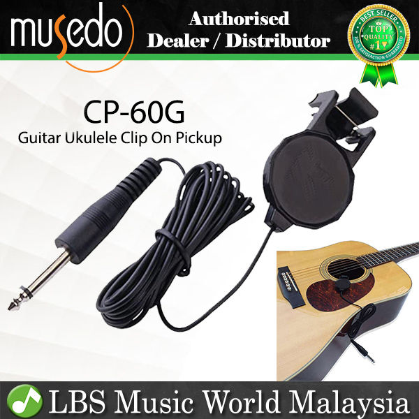 Musedo CP-60G Professional Plug and Play Guitar Ukulele Clip On Pick-up (Pickup Pick Up) | Lazada