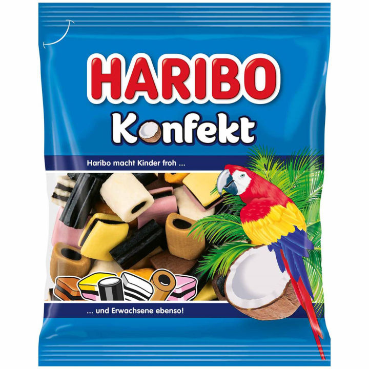Haribo Konfekt 175g Licorice Candy / Salt Lakrids Lakrtis Lakritsi ...