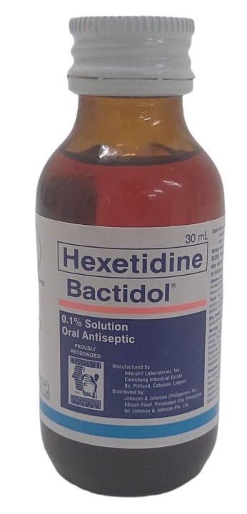 BACTIDOL (Hexetidine) Oral Antiseptic 30mL | Lazada PH