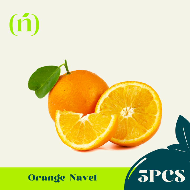 Nature Farm Fresh Orange Navel, L Size / Oren Navel (5PCS/PKT) | Lazada