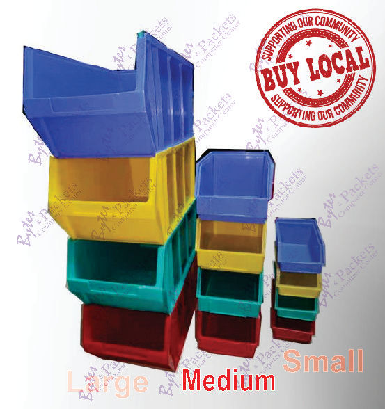 Stackable Bin - Medium - Bundle of 2 pcs (100% Quality/Makapal) | Lazada PH