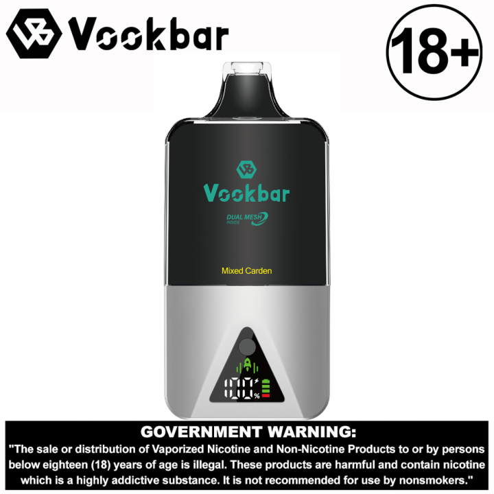 Vookbar Explorer 13,000 DEVICE KIT Type-C Rechargeable - MIXED CARDEN ...