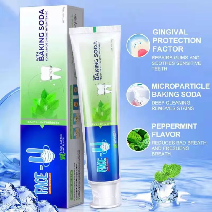 ORIGINAL SUNISA/FACE U Teeth Whitening Toothpaste Peppermint Fresh ...