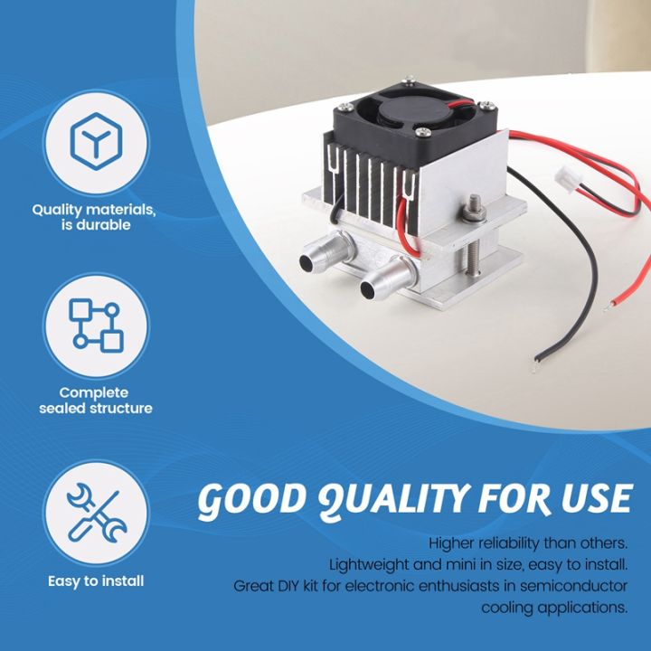 TEC1-12706 Thermoelectric Peltier Module Water Cooling System 60W Small-Scale DIY Kit | Lazada