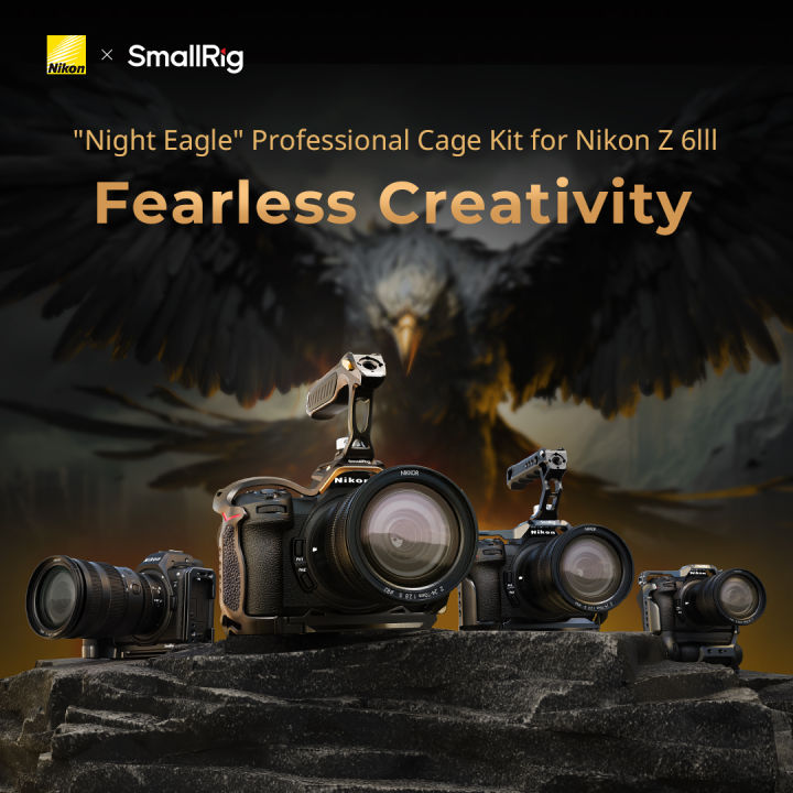 SmallRig Z6 III Cage Night Eagle Cage Kit for Nikon Z 6III with MB-N14 ...
