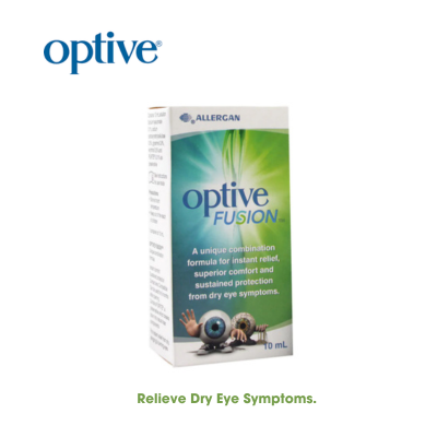 Allergan Optive Fusion / Relieves dry eye symptoms / Safe to use eye ...