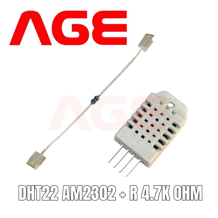 DHT22 AM2302 for Arduino เซนเซอร์วัดอุณหภูมิและความชื้นสำหรับ ESP8266 ...